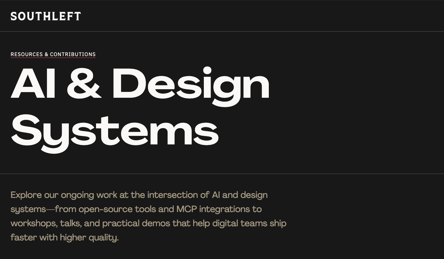 AI & Design Systems | Southleft